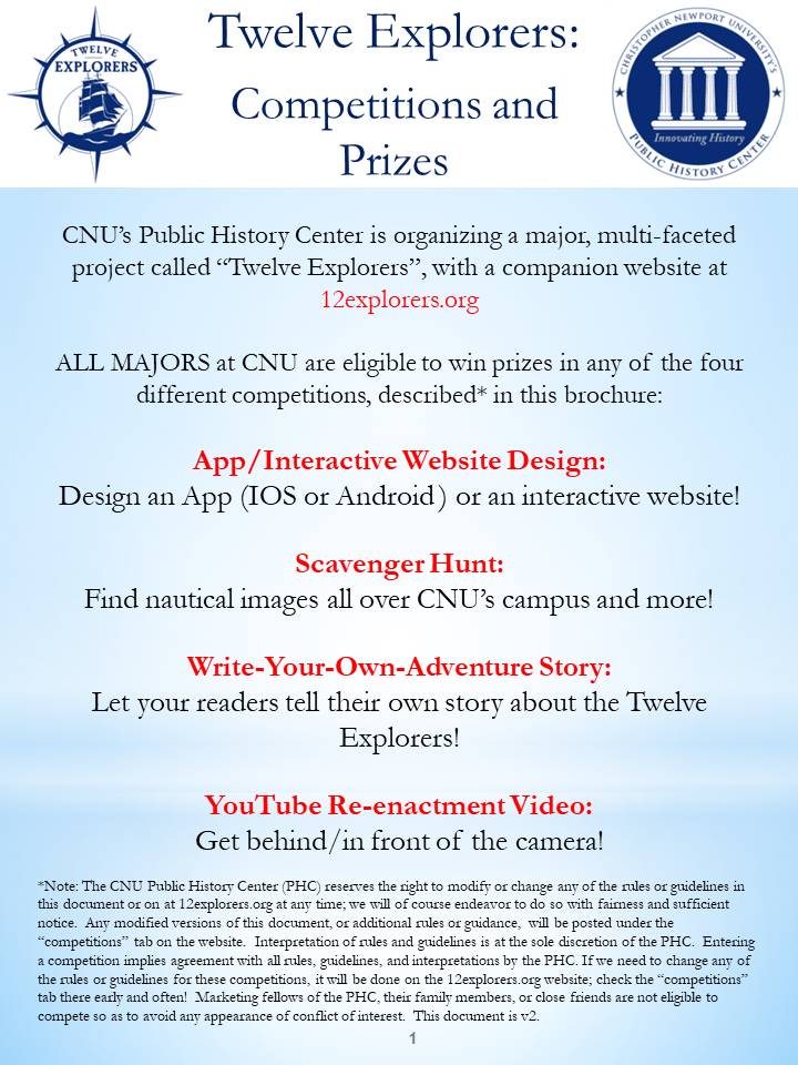 Competitions – Twelve Explorers